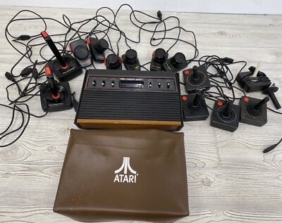 Atari Video Computer System Console with 10 Controllers CX-2600 /rb | eBay