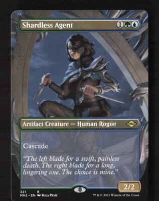 Modern Horizons 2 #321 Shardless Agent (Borderless) LP Magic The Gathering | eBay