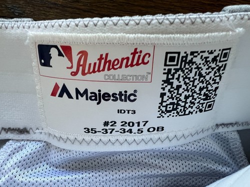 2017 MLB GAME USED CLEVELAND INDIANS BASEBALL PANTS TBTC BRAD MILLS | eBay