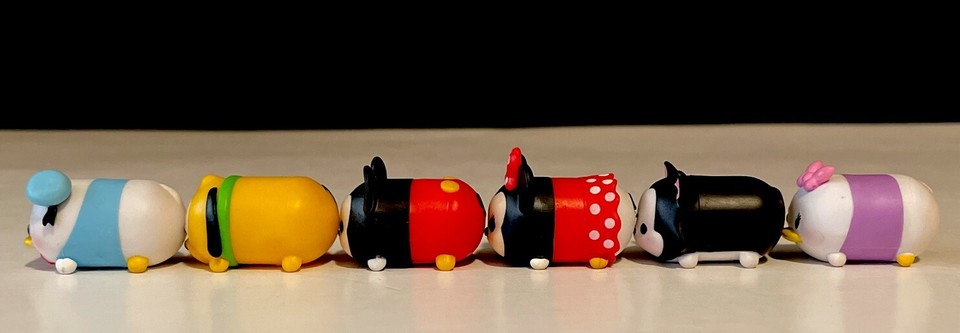 Disney Tsum Tsum MICKEY MOUSE & FRIENDS MED Figures & Popcorn Stand Set ...