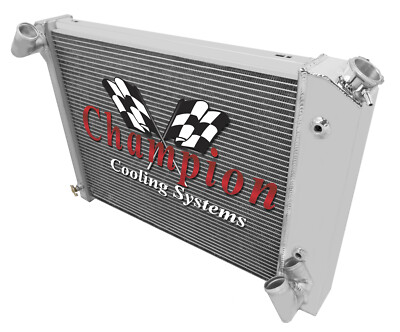 66 67 68 Chevrolet Corvette Champion 3 Row Aluminum Radiator CC615 | eBay