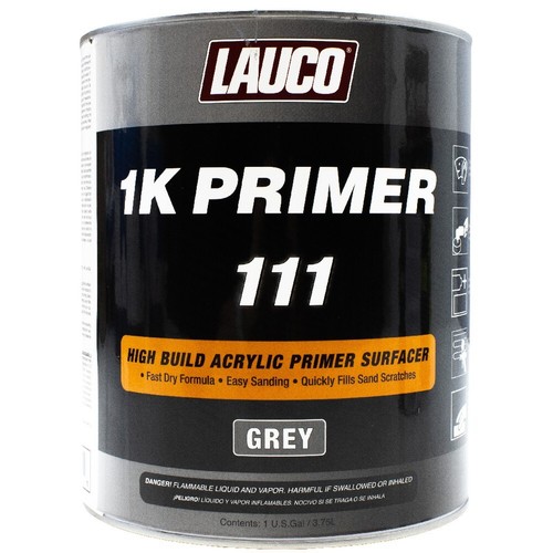Lauco 1K High Build Gray Acrylic Primer Surfacer, 1 Gallon - (111 ...