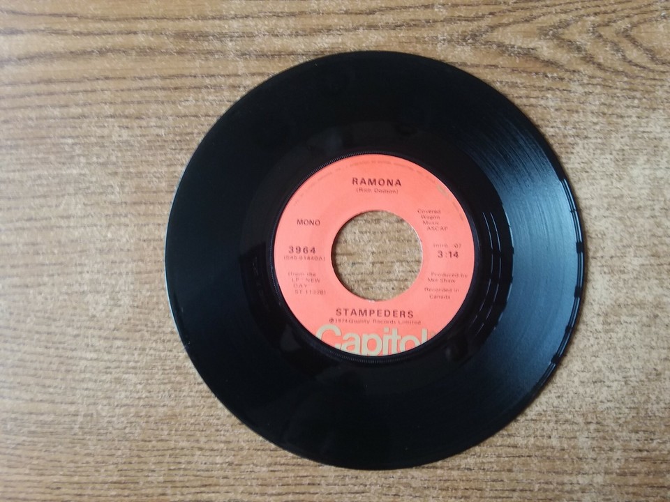 1974 EXCELLENT+Stampeders Ramona /Running Out Of Time 3964 45 | eBay