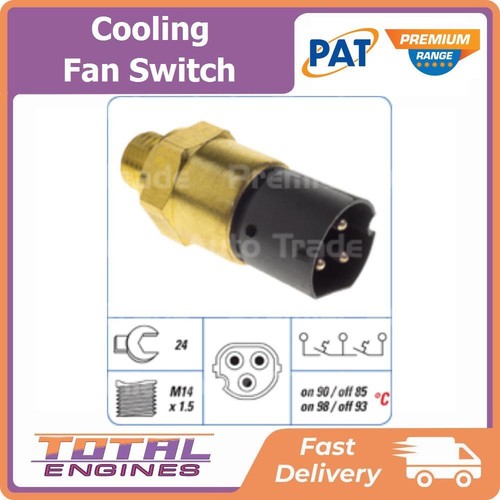 PAT Premium Cooling Fan Switch fits BMW 3 Series E36 1.8L 4Cyl M40 B18 ...