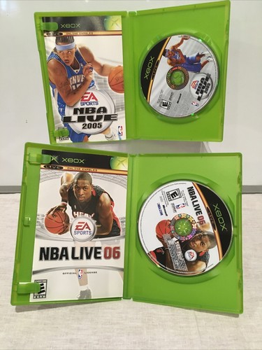 Xbox NBA Live 06 & 05 Original Game Complete w/ Manual Working ...