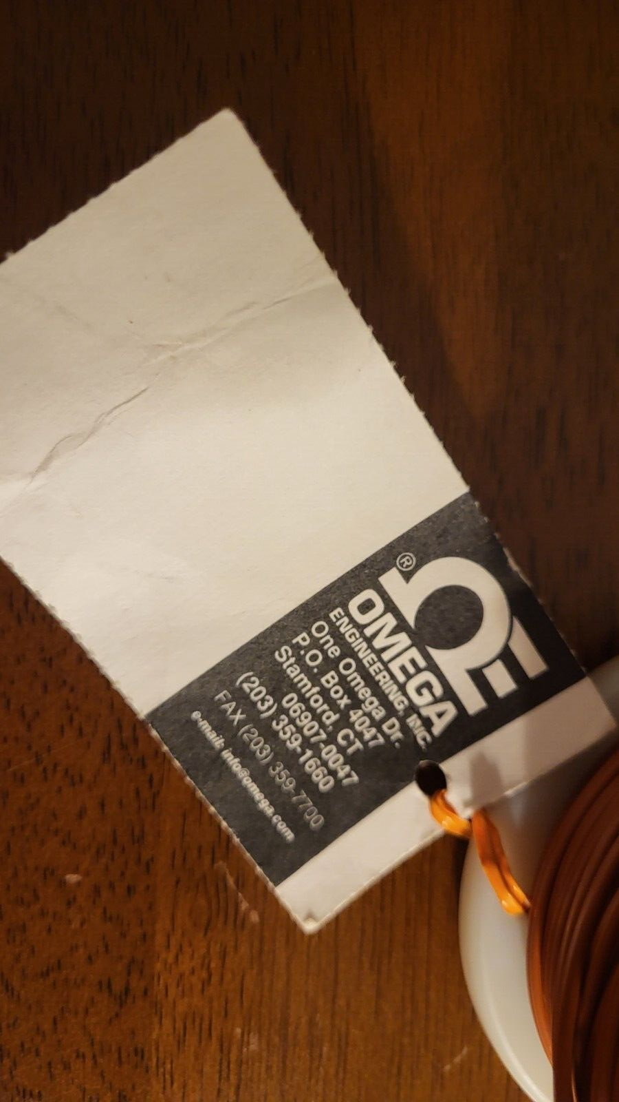 OMEGA WIRE TT-T-20-SLE THERMOCOUPLE WIRE TYPE T - 20 AWG (100FT) | eBay