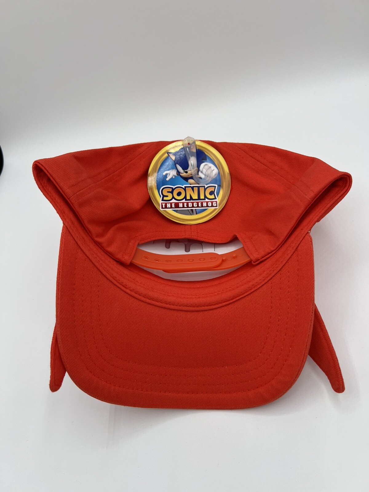 Knuckles Baseball Hat Snapback Red w/ Ears Sega Sonic The Hedgehog New ...