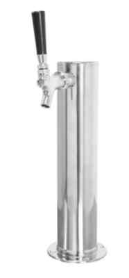 TapRite X-Tall 14" Single Faucet Stainless Beer Tower w/ 304 ...