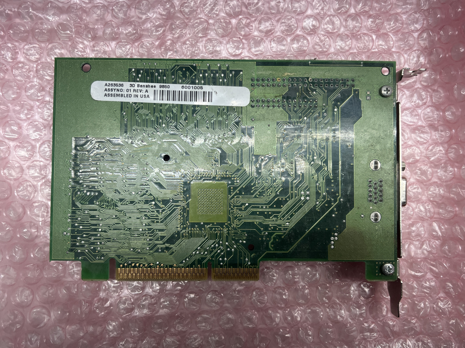 Ensoniq 3D Voodoo Banshee 9849 3DFX 3D 16MB AGP Graphics Card ...