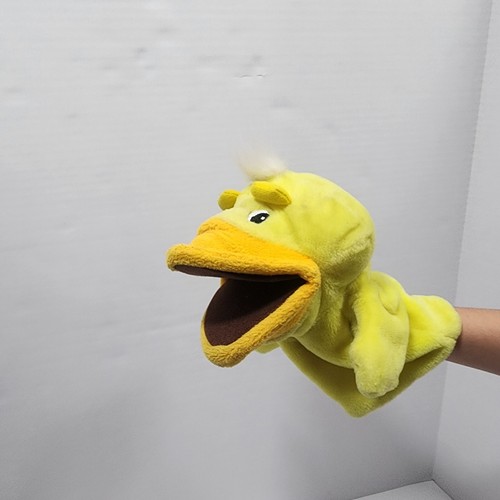 Lakeshore Big Mouth 8" Hand Puppet Yellow Duck Plush Stuffed ...