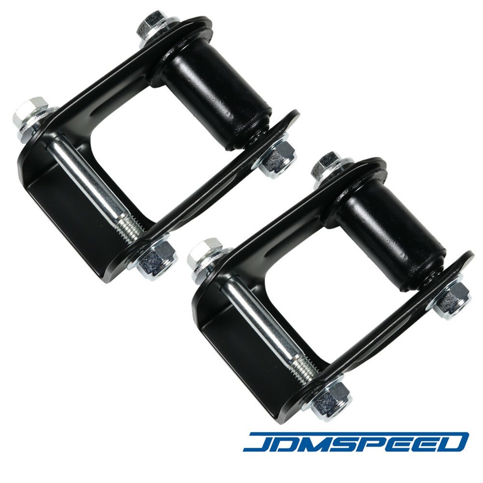 Pair Rear LH & RH Leaf Spring Shackle Kit for Chevy Blazer S10 GMC ...