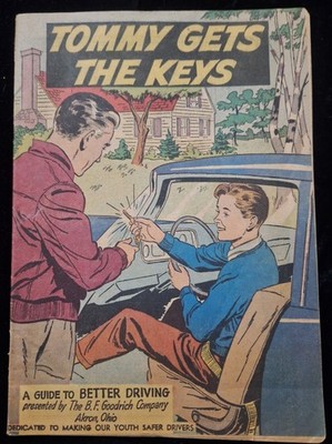 1962 TOMMY GETS THE KEYS B.F. GOODRICH "A Guide To Better Driving ...