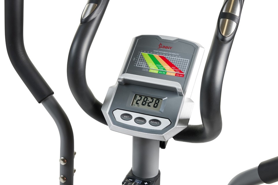 Dual Mode Elliptical and Bike Exercise Machine Adjustable Resistance ...