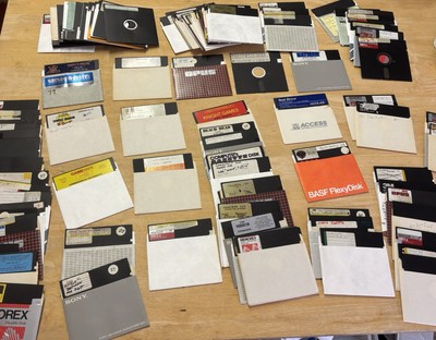 Lot of 5.25" Floppy Disks for Commodore 64 & IBM (Games + Software ...