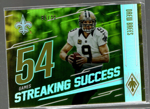 2016 Panini Phoenix Streaking Success Yellow #SSDB Drew Brees /99 | eBay