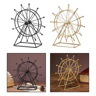 Miniature Ferris Wheel Model, Art Iron Sculpture Decorative | eBay ...