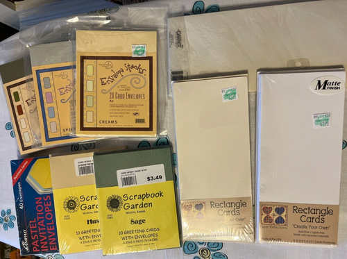 SCRAPBOOK GARDEN & EVELOPE STACKS -Card Making Envelopes and Cards ...