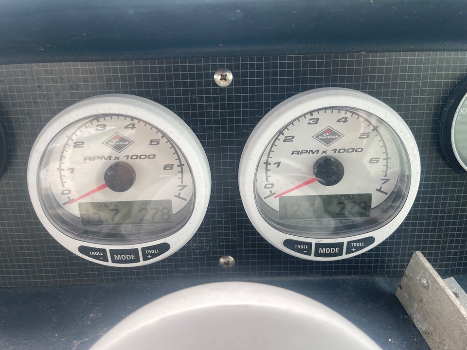 Mercruiser 496 pair of 8.1 gas engines. Run perfect 279 hours ...