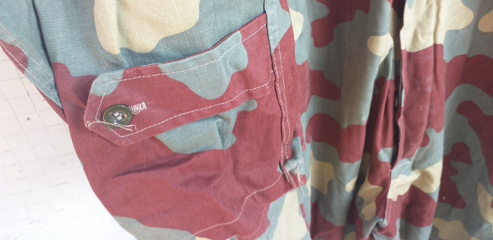 Italian M29 1950s camouflage suit same WW2 German Tanker camo suit sz ...