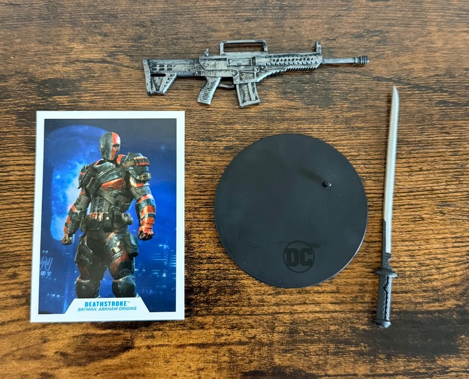 McFarlane DC Multiverse Batman Arkham Origins Deathstroke Action Figure ...