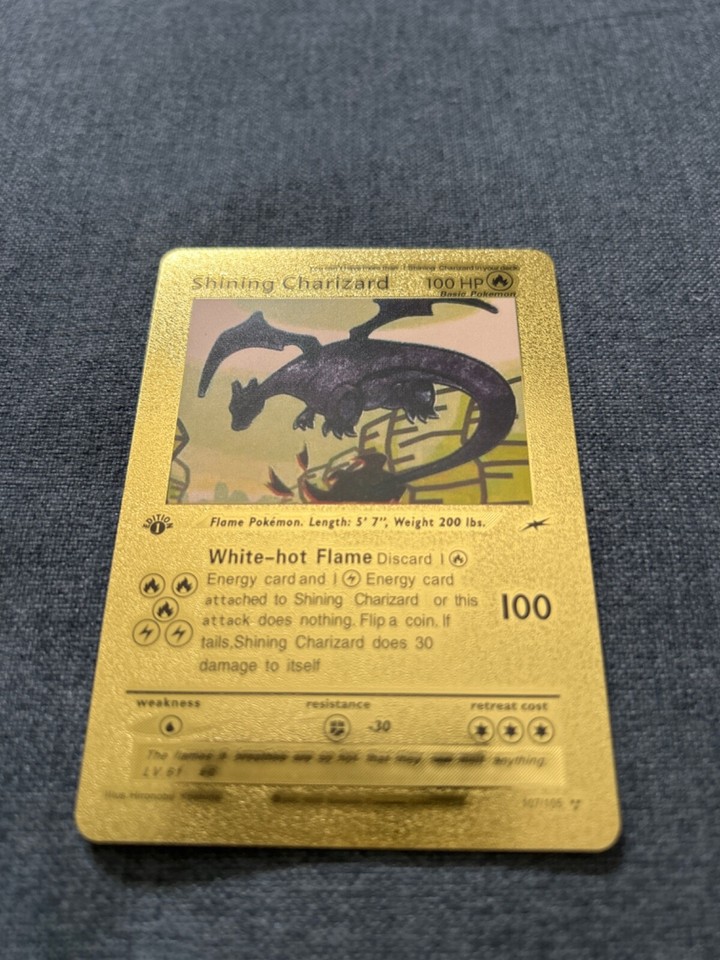 Shining Charizard 1st Edition - Gold Foil, Pokemon Card | eBay
