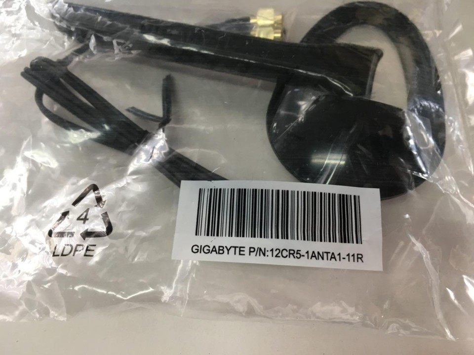 GIGABYTE 2.4GHZ WIFI ANTENNA 12CR5-1ANTA1-11R WITH DUAL MALE | eBay