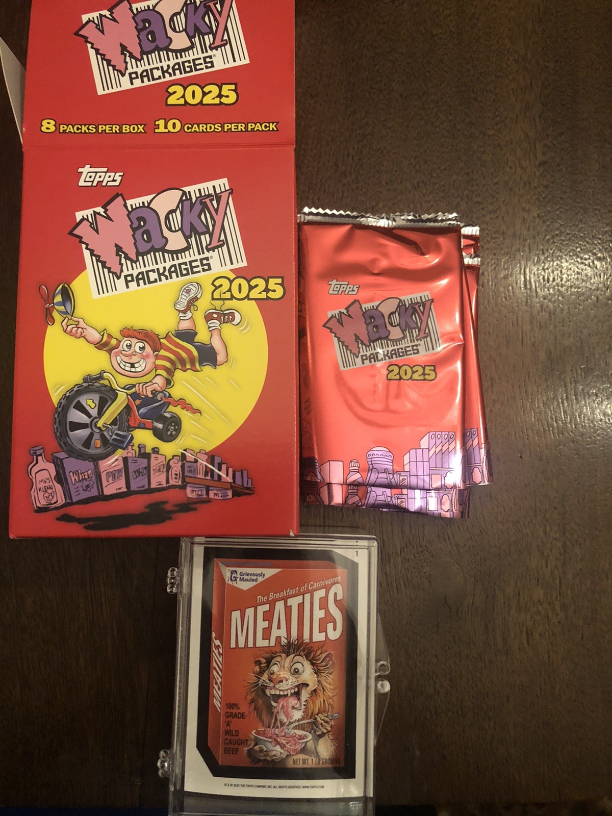 2025 WACKY PACKAGES ALL NEW SERIES COMPLETE Base Set + Puzzle Set 81 ...