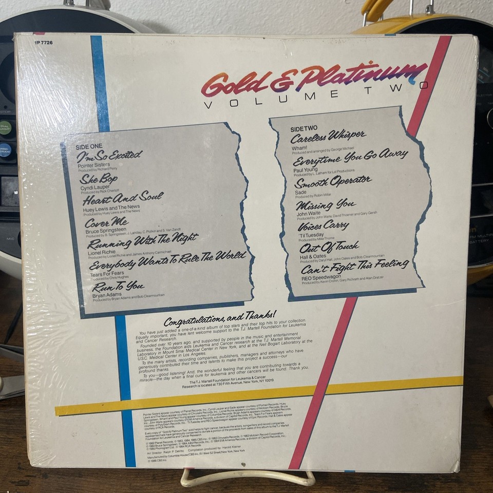 Gold & Platinum Vol.2 - Various Artists Columbia Records VINYL LP 1986 ...