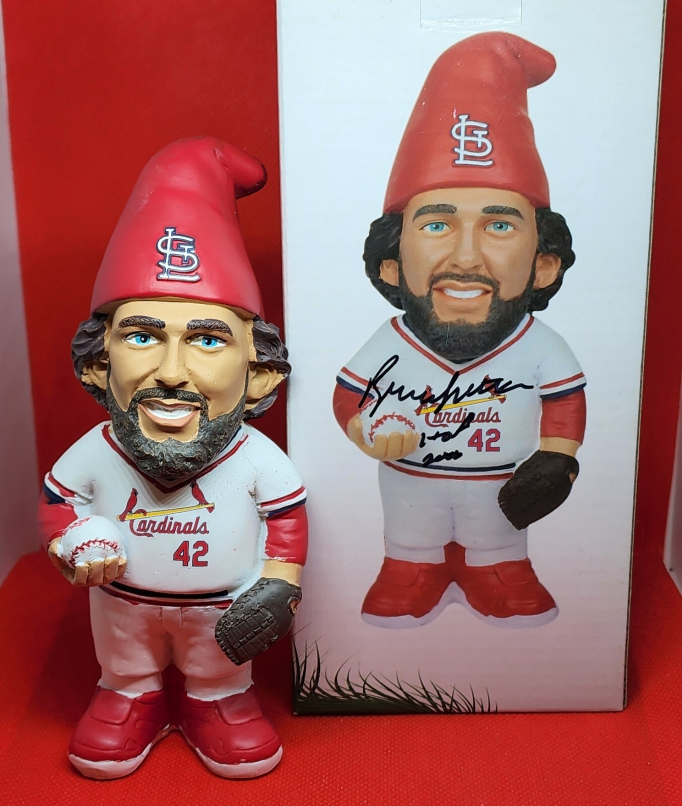 Bruce Sutter Gnome Bobblehead St Louis Cardinals SGA 2017 Autographed ...