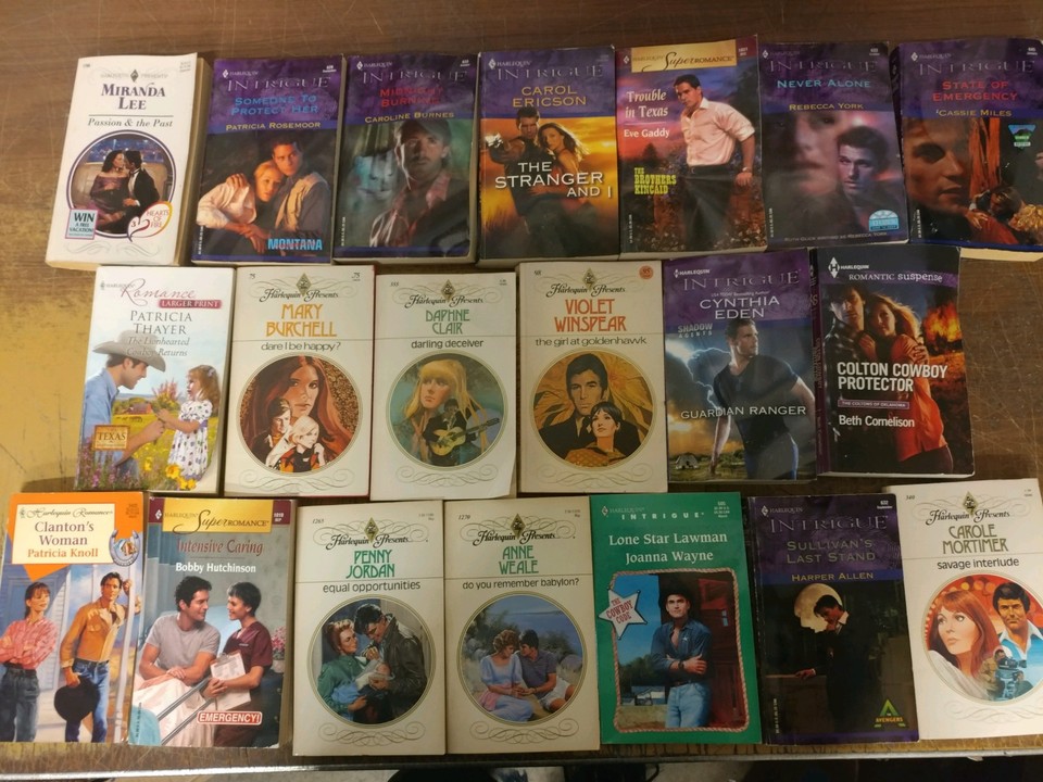 Lot of 20 Harlequin Romance Intrigue Suspense Special Intimate Book MIX ...