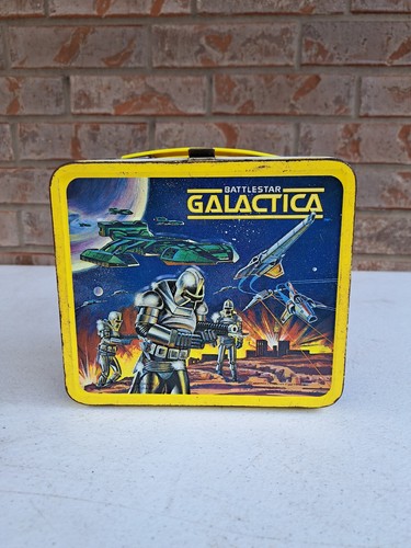 1978 Aladdin Battlestar Galactica Metal Lunchbox Vintage Collector ...