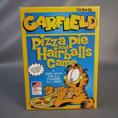 Garfield Pizza Pie and Hairballs Card Game 2005 Great American Puzzle ...