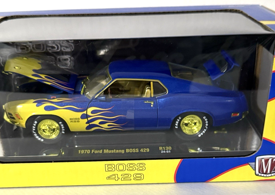M2 Machines 1970 FORD MUSTANG BOSS 429 ~ 1:24 Scale ~ Boss 429 ~ Chase ...