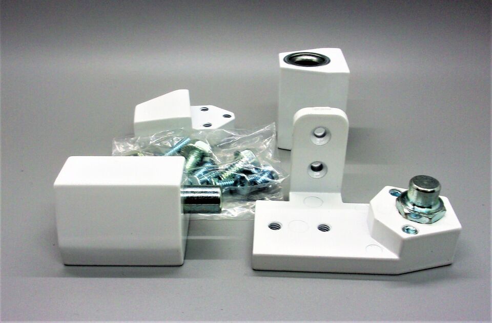 GLOBAL DOOR TH1110 Arch / Vistawall Style Offset Pivot, White Finish | eBay