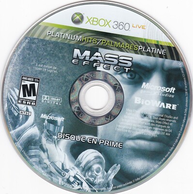 Mass Effect (Xbox 360, Platinum Hits, 2008) **BONUS DISC ONLY** | eBay