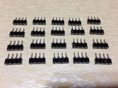 20pcs 4 Pin Led Strip Connector FeMale To Male Adapter Plug For Smd ...