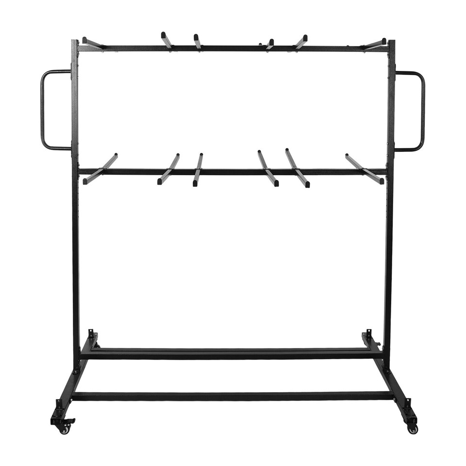 84 Chairs Folding Chair Cart Heavy Duty Mobile Stackable Chair Table ...