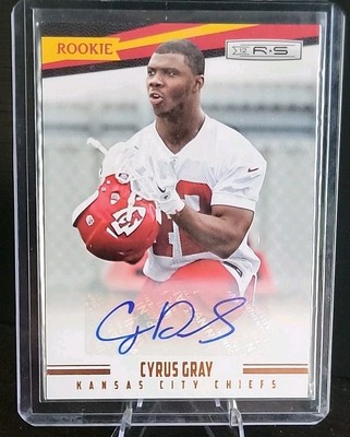2012 Rookies and Stars Autographs #164 Cyrus Gray /499 Auto - NM-MT ...