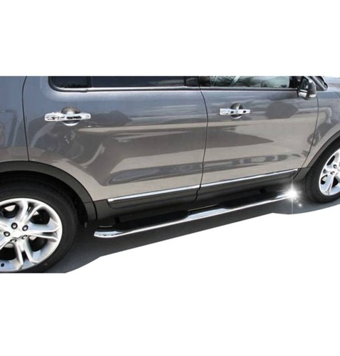Black Horse 3in Side Steps Stainless Steel fit 2006-2010 Ford Explorer ...