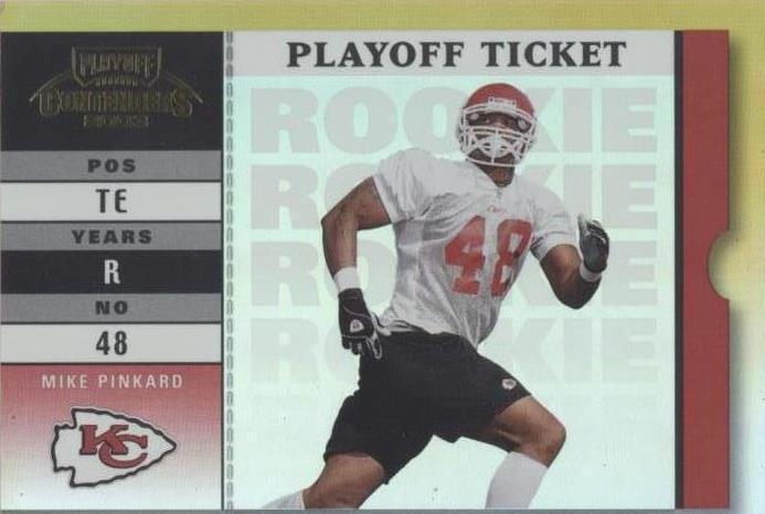 2003 Playoff Contenders - Mike Pinkard #105 Playoff Ticket /30 (AU, RC ...