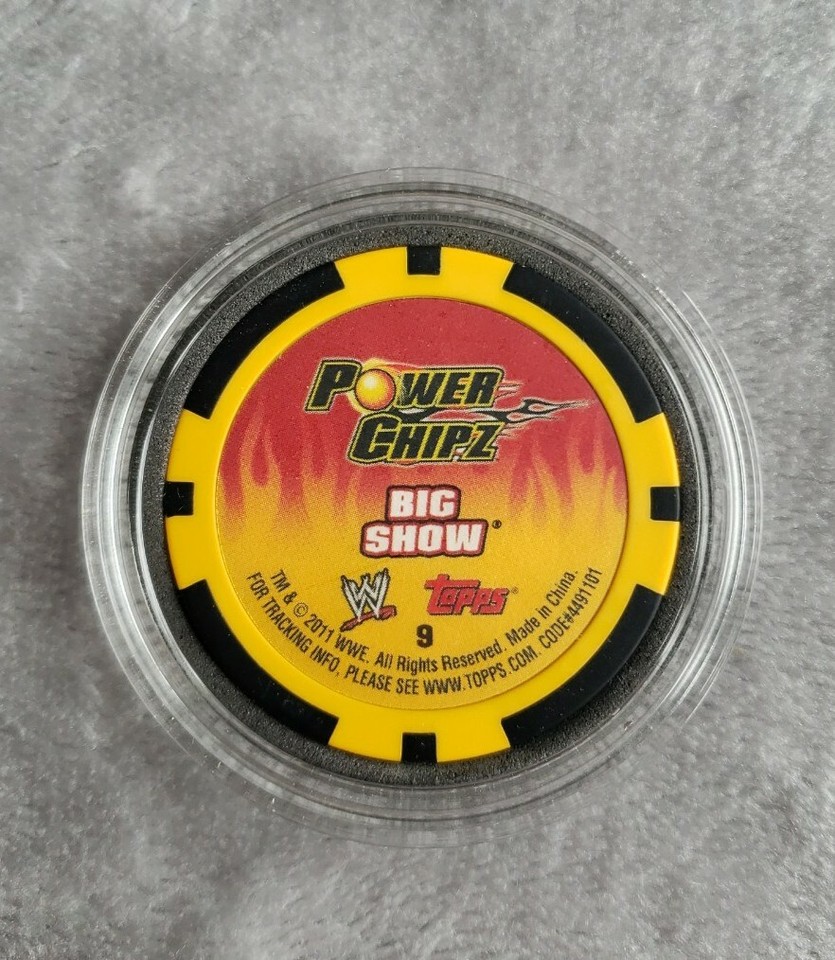 WWE Big Show 2011 Topps Power Chipz #9 ~6 Star~ | eBay