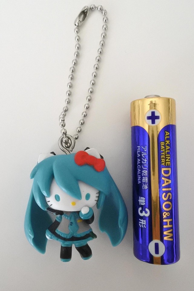 Hatsune Miku Vocaloid Hello Kitty Ball key Chain Mascot | eBay