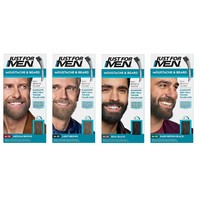 Just For Men Colour Dye Gel Moustache and Beard - Genuine | eBay UK