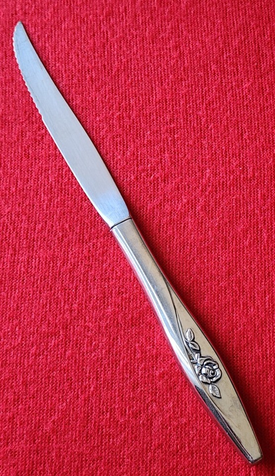 Oneida LASTING ROSE Stainless Oneidacraft Deluxe Silverware Flatware U ...