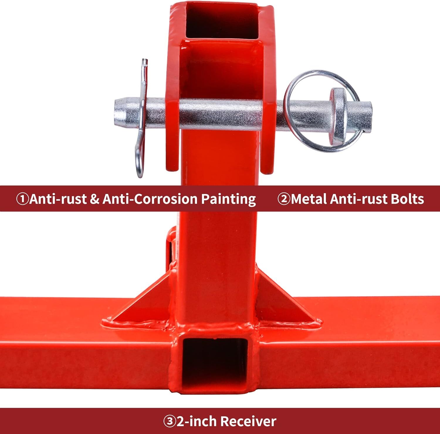 3 Point CAT 1 Drawbar Trailer Hitch Receiver Tractor Drawbar Heavy Duty ...