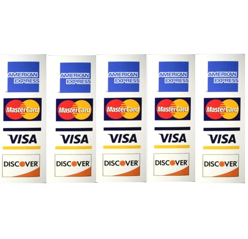 Credit Card Logos Horizontal