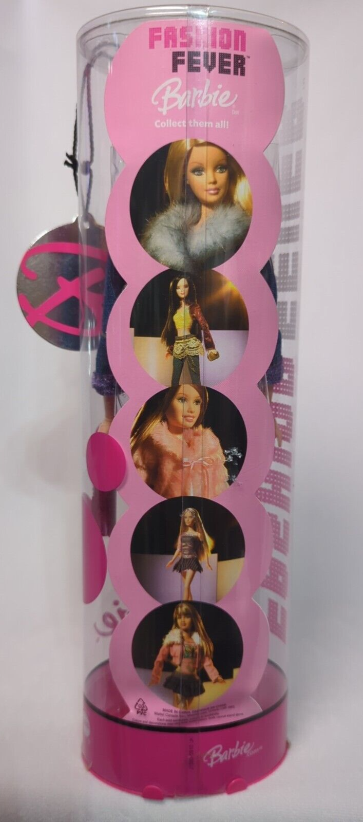 Fashion Fever Barbie Doll J1380 ~ Hot Pink Top & Ruffled Skirt (2006 ...