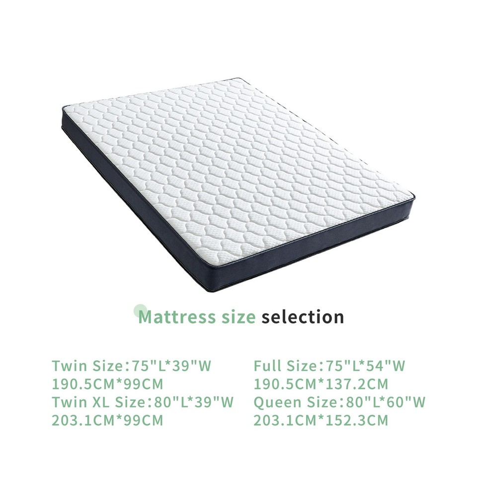 Coolsense Double Breathable Gel Memory Foam Spring Hybrid Mattress Semi ...