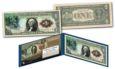 1869 George Washington Rainbow One-Dollar Banknote Hybrid New Modern $1 ...