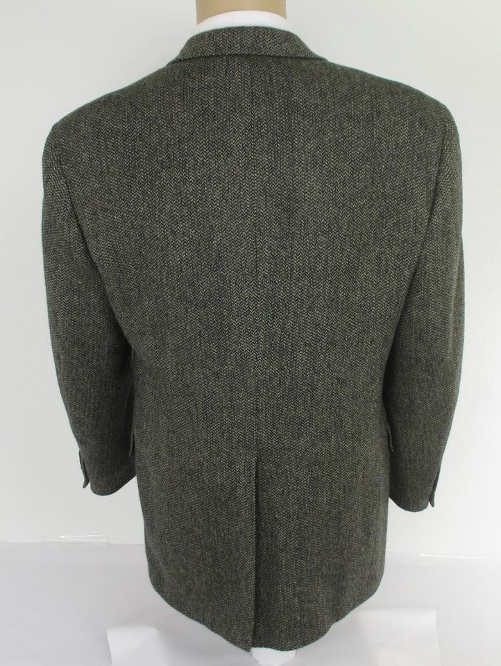 38 R (40 R) Austin Reed Brown Gray Tweed Wool Mens 2Btn Jacket Sport ...